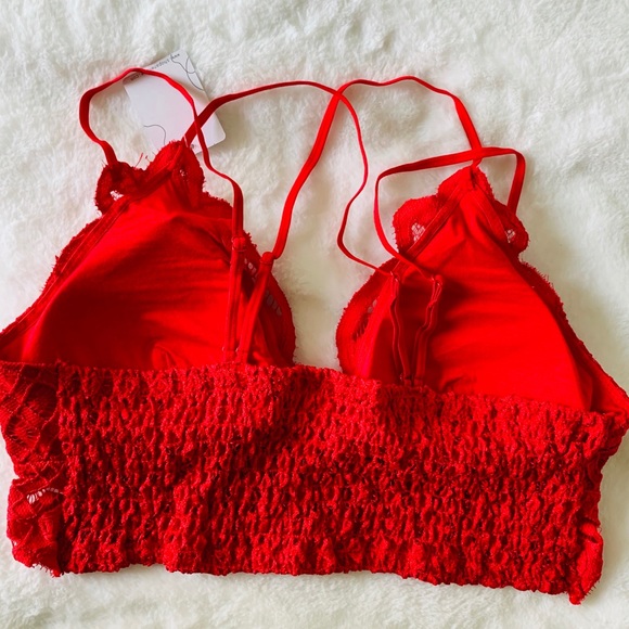 Anemone | Intimates & Sleepwear | Red Crochet Lace Bralette | Poshmark